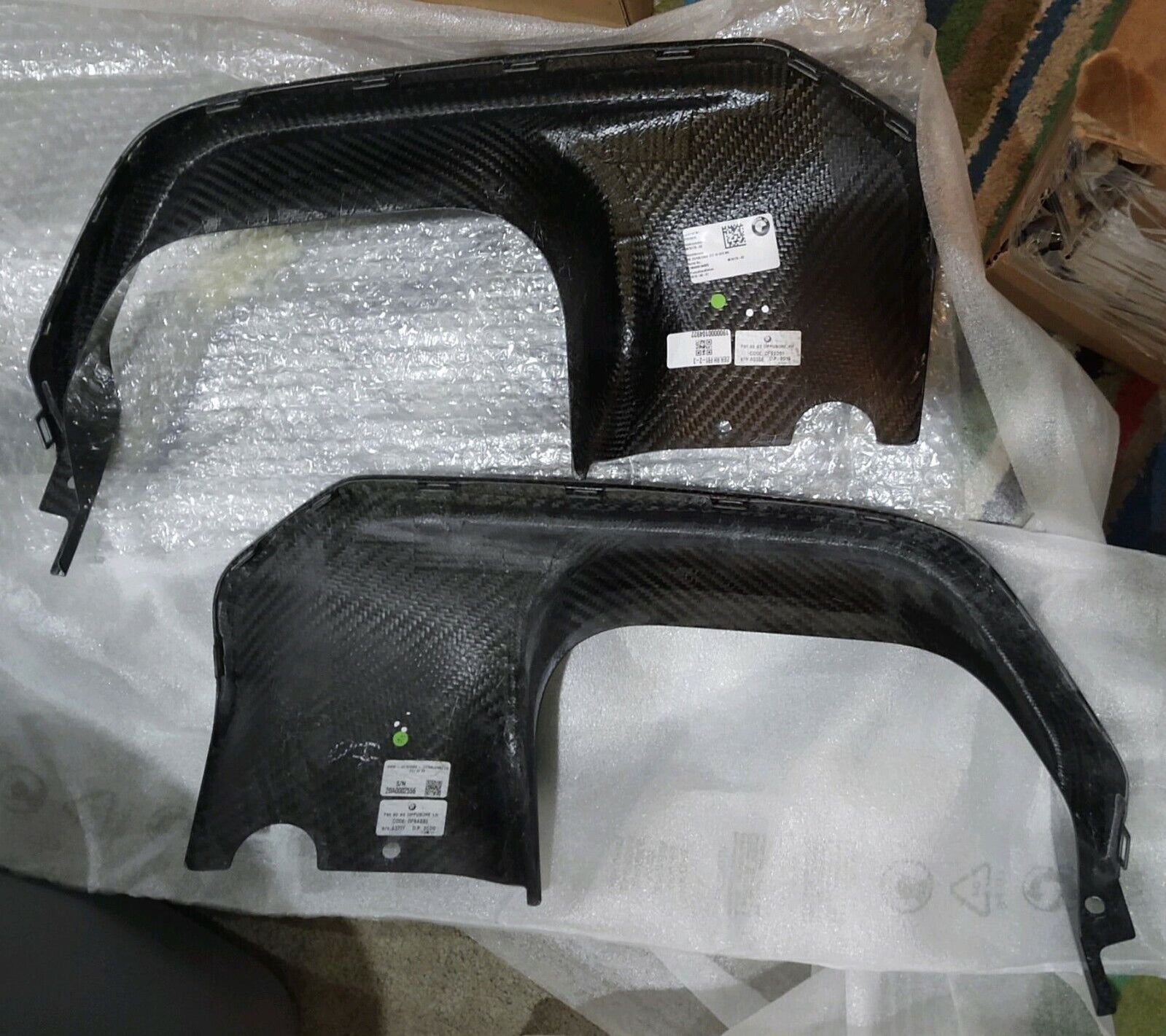 BMW OEM F91/F92/F93 M8 2020+ Carbon Fiber Rear Bumper Diffuser & Tailp ...