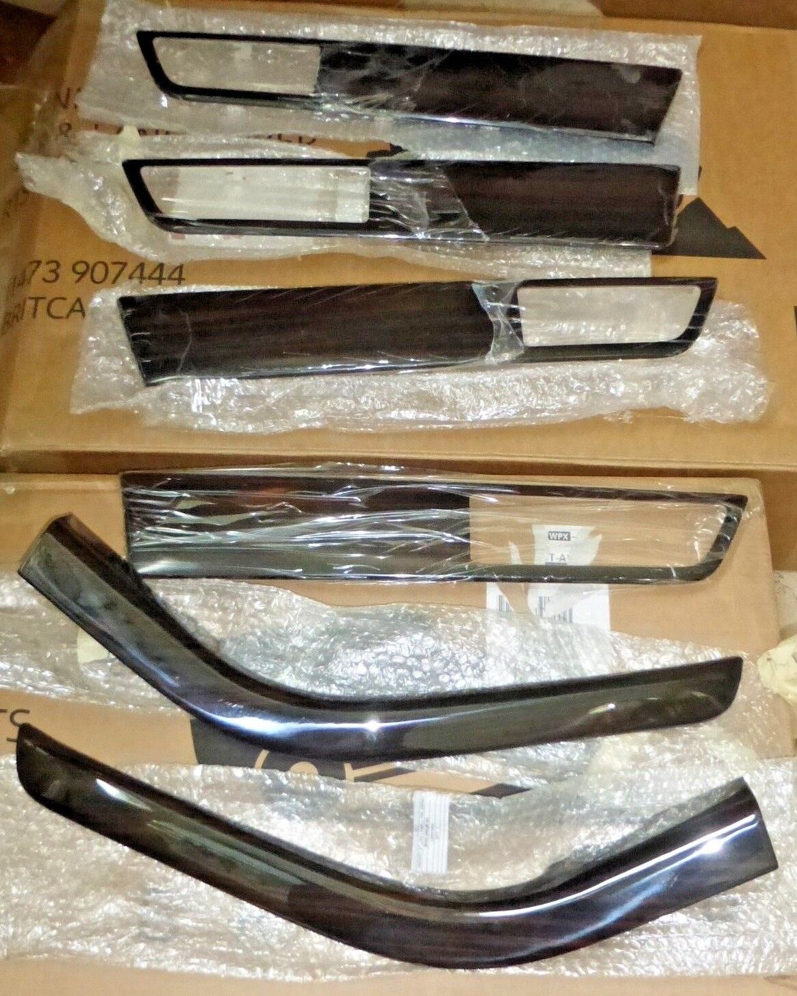 Range Rover Sport L320 2010-2013 OEM Ebony Wood Interior Trim 6 Piece ...
