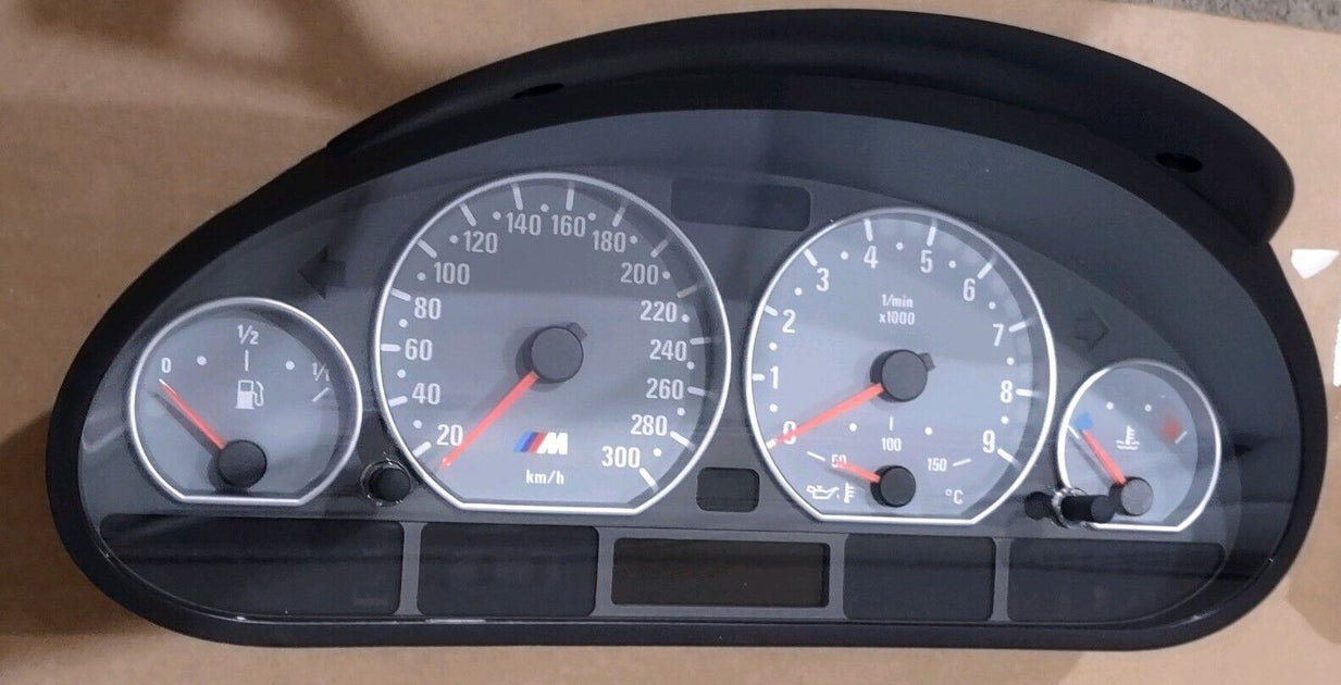 BMW E46 M3 2001-2006 KMH Instrument Cluster Speedometer Manual Or SMG ...
