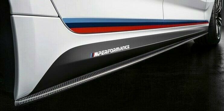 BMW OEM G30 G31 F90 M5 M Performance Carbon Fiber Side Skirt Covers Wi ...