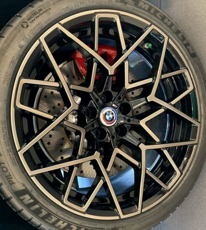 BMW OEM G12 G15 F93 7+8 Series M8 813M 20" Star Spoke Wheels Midnight ...
