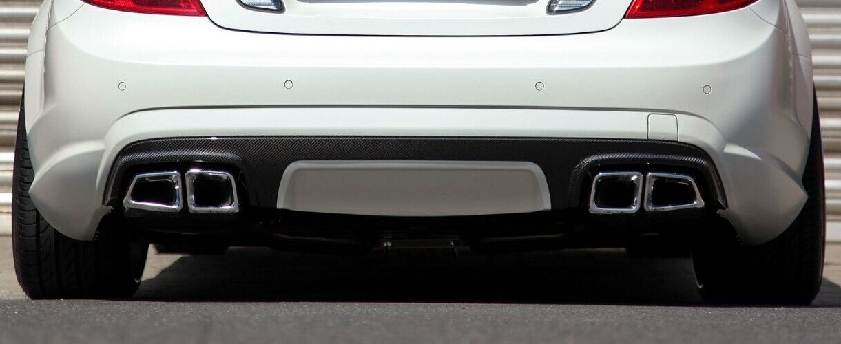 Mercedes-Benz OEM C216 CL63 AMG Carbon Fiber Rear Diffuser Brand New ...