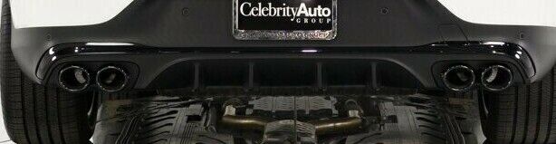 Mercedes OEM W253 C253 GLC 43 AMG Gloss Black Trim Set For AMG Rear Bu ...